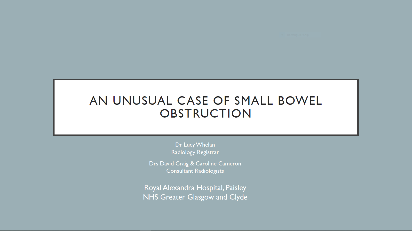 Interesting Case ePosters | BSGAR